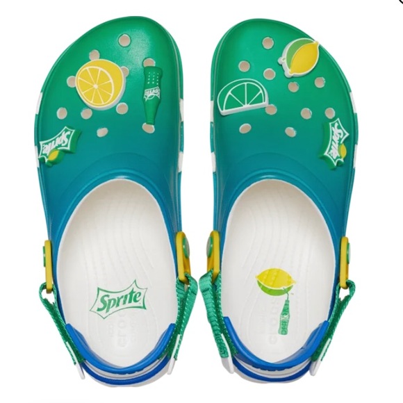 CROCS | Shoes | New Crocs X Sprite All Terrain Clogs W7m5 | Poshmark